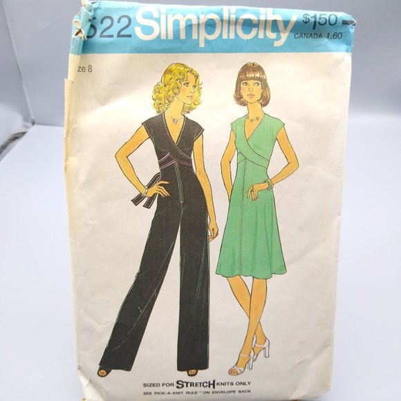 Simplicity | Office | Vintage Sewing Pattern Simplicity 7522 Misses 973 ...